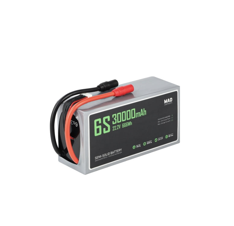 MAD 6S 30Ah Solid State Lithium-ion Drone Battery – RCDrone