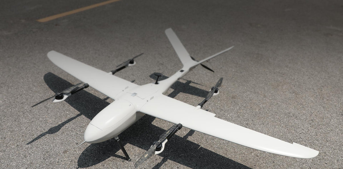 T-Drone VA25 VTOL Drone - 2KG Payload, 210 Minutes Flight Time Fixed W ...