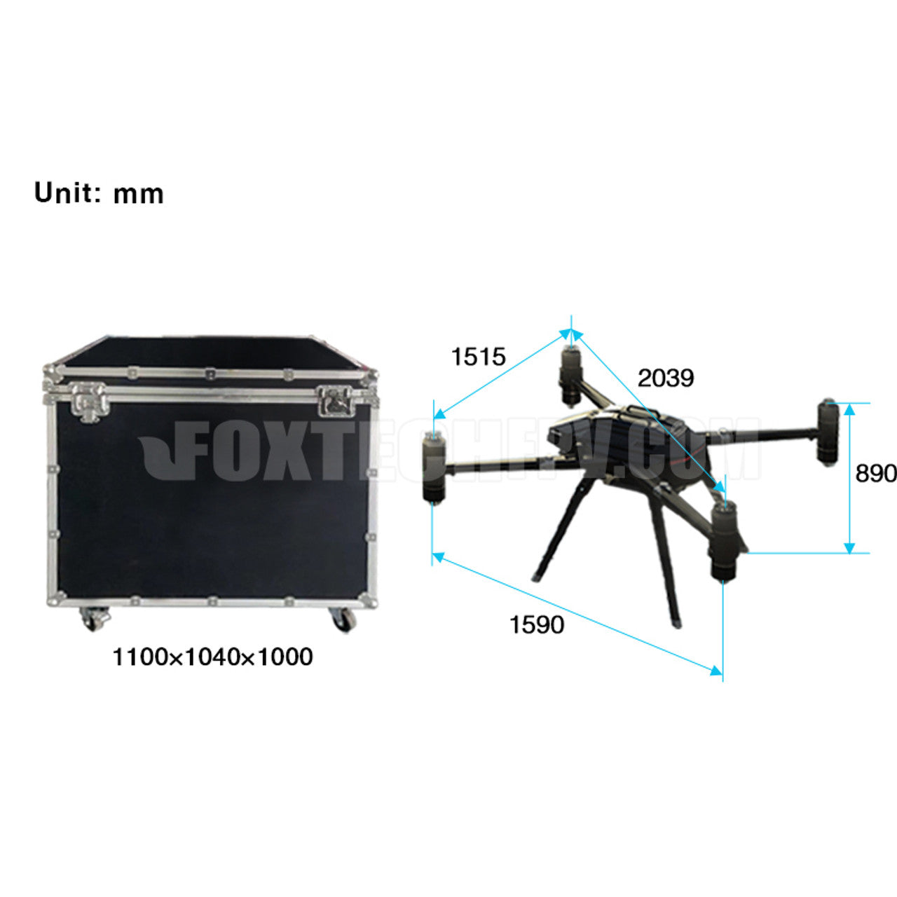 THEA 200MP Octocopter - 8 Axis 70KG Payload 45 Minutes Endurance Heavy ...