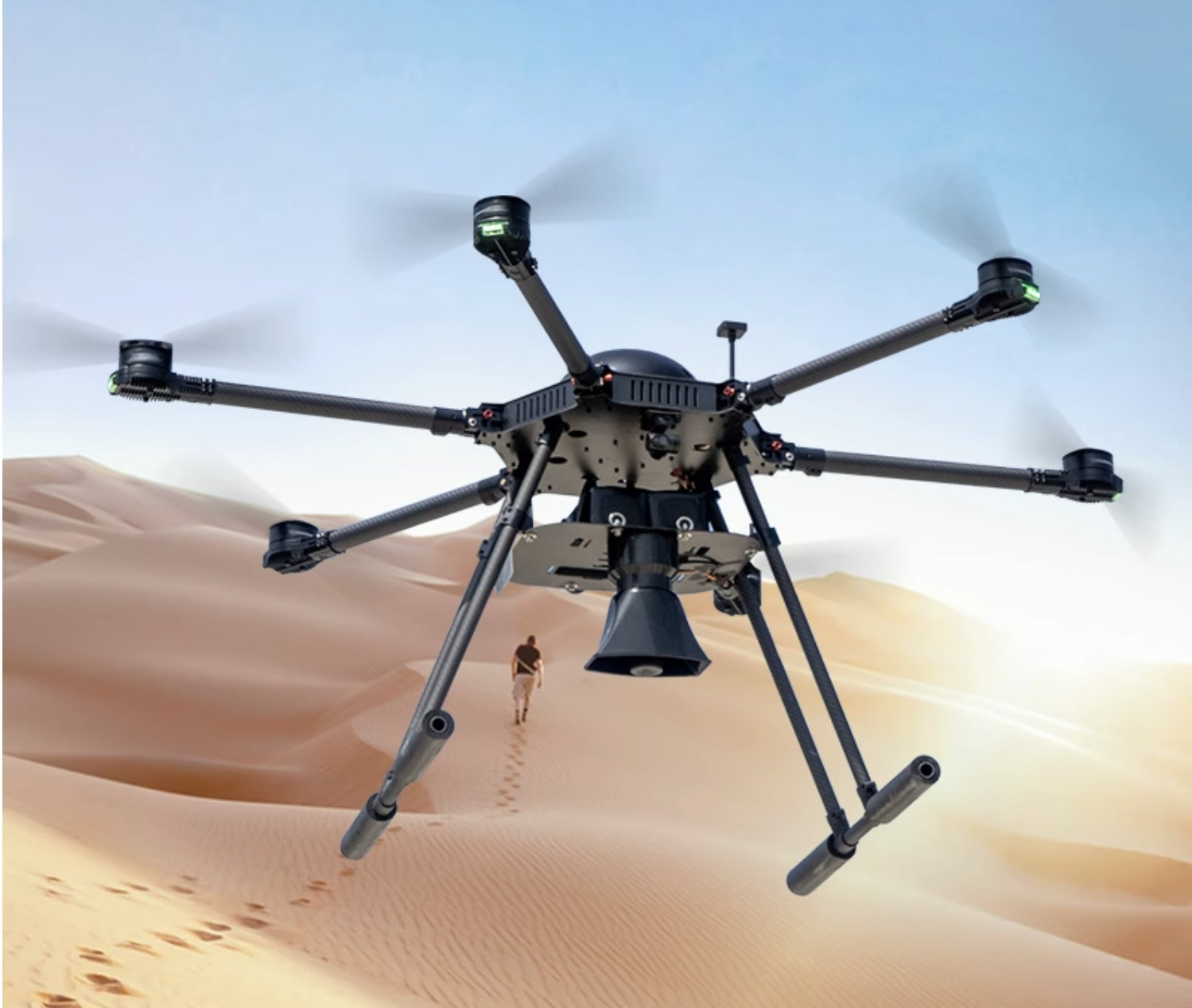 RCDrone MX4-10 Industrial Drone - 5KG Payload 10KM Multi Function Heav