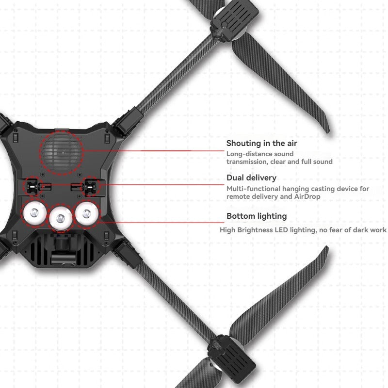 RCDrone SY800 Drone de elevación pesada - 2 KG - 10 KG de carga útil 1