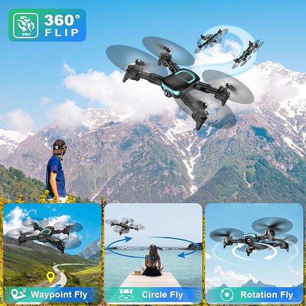 REDRIE JY02 Drone with Camera - Foldable Mini Drone for Adults and Kid ...