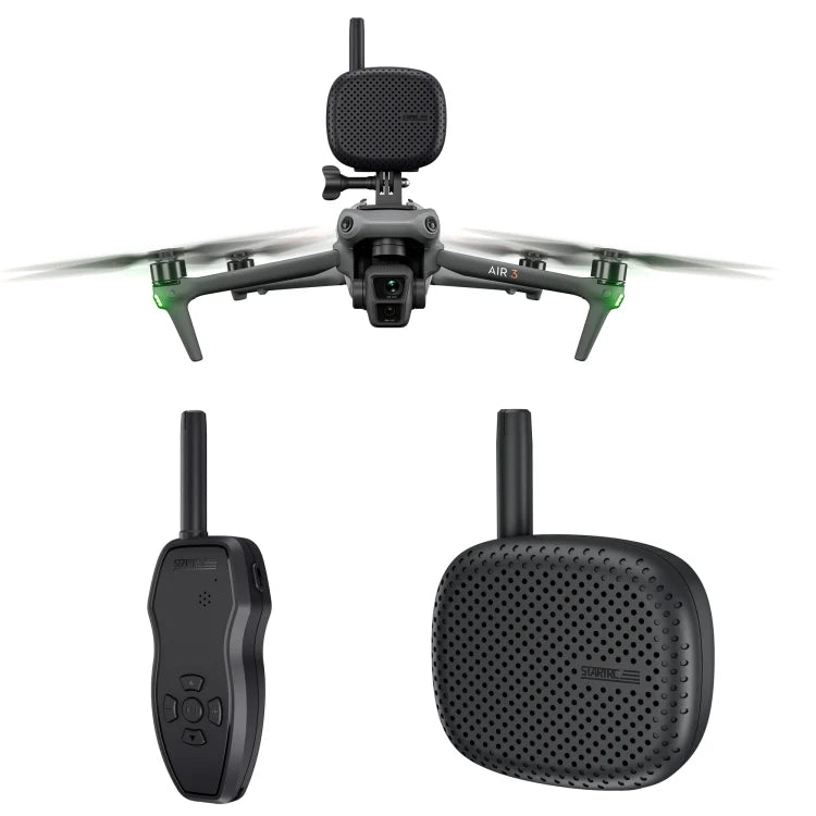 Megáfono de altavoz de drones StarTrc, control inalámbrico de 3000m, a ...