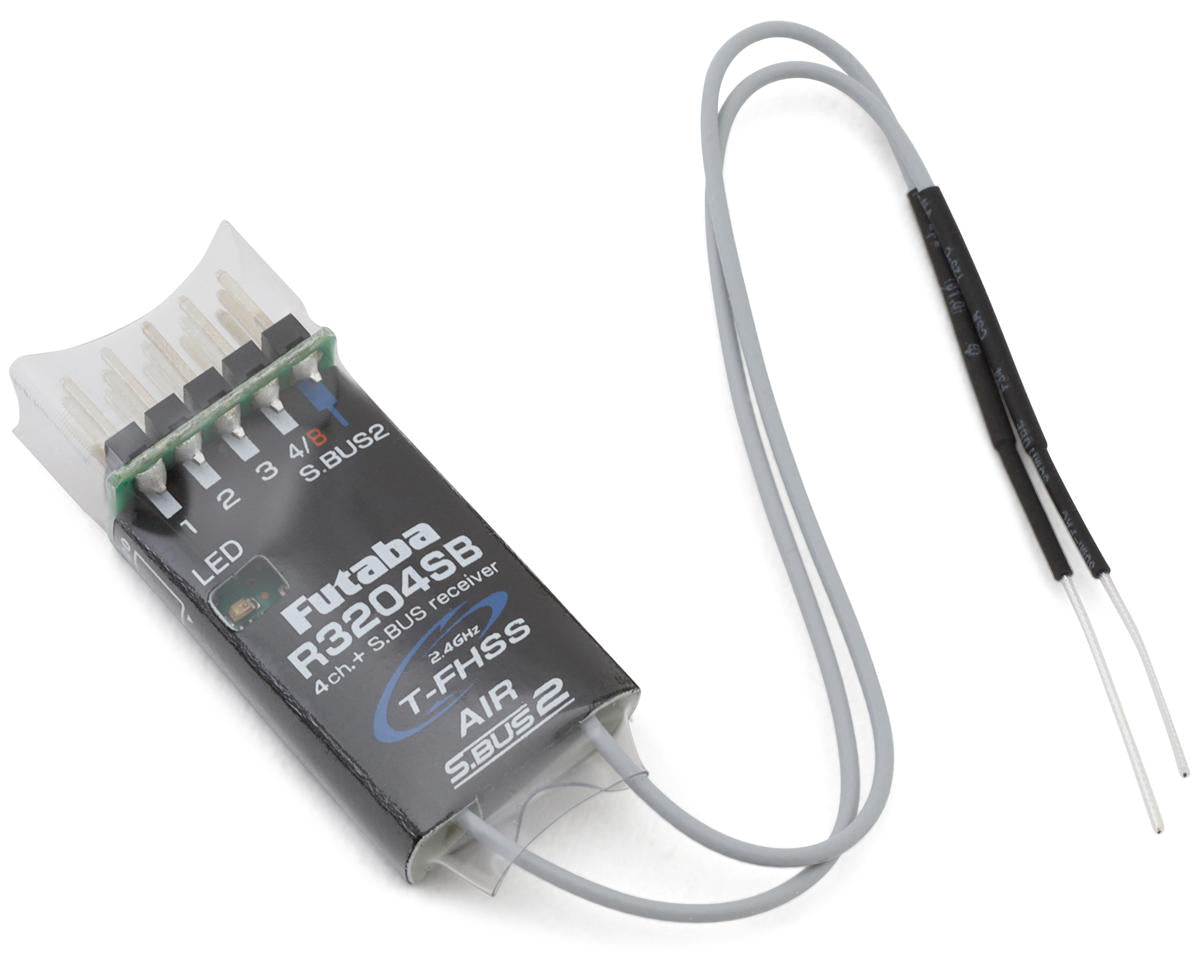 Futaba R3204SB 2.4GHz 4-Channel T-FHSS S.BUS2 Air Telemetry Receiver ...