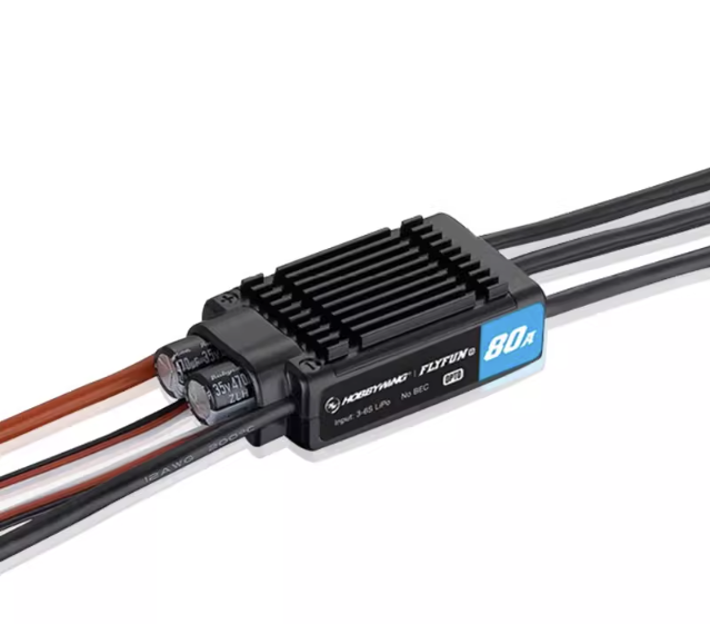 Hobbywing FlyFun 80A V5 ESC 3-8S for RC Aircraft, Reversible Brushless ...
