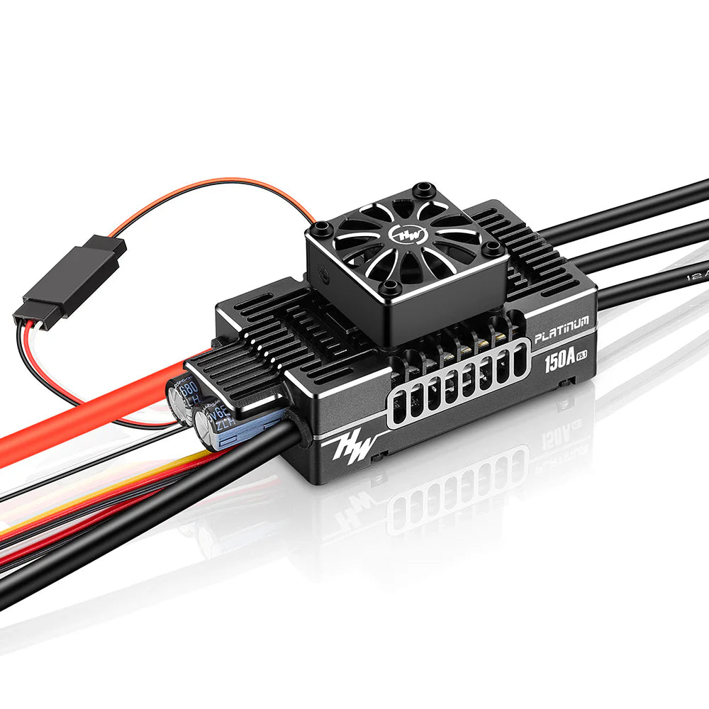 Hobbywing Platinum 150A V5.1 ESC , 3-8S LiPo, 5-12V SBEC, for 520-580 ...