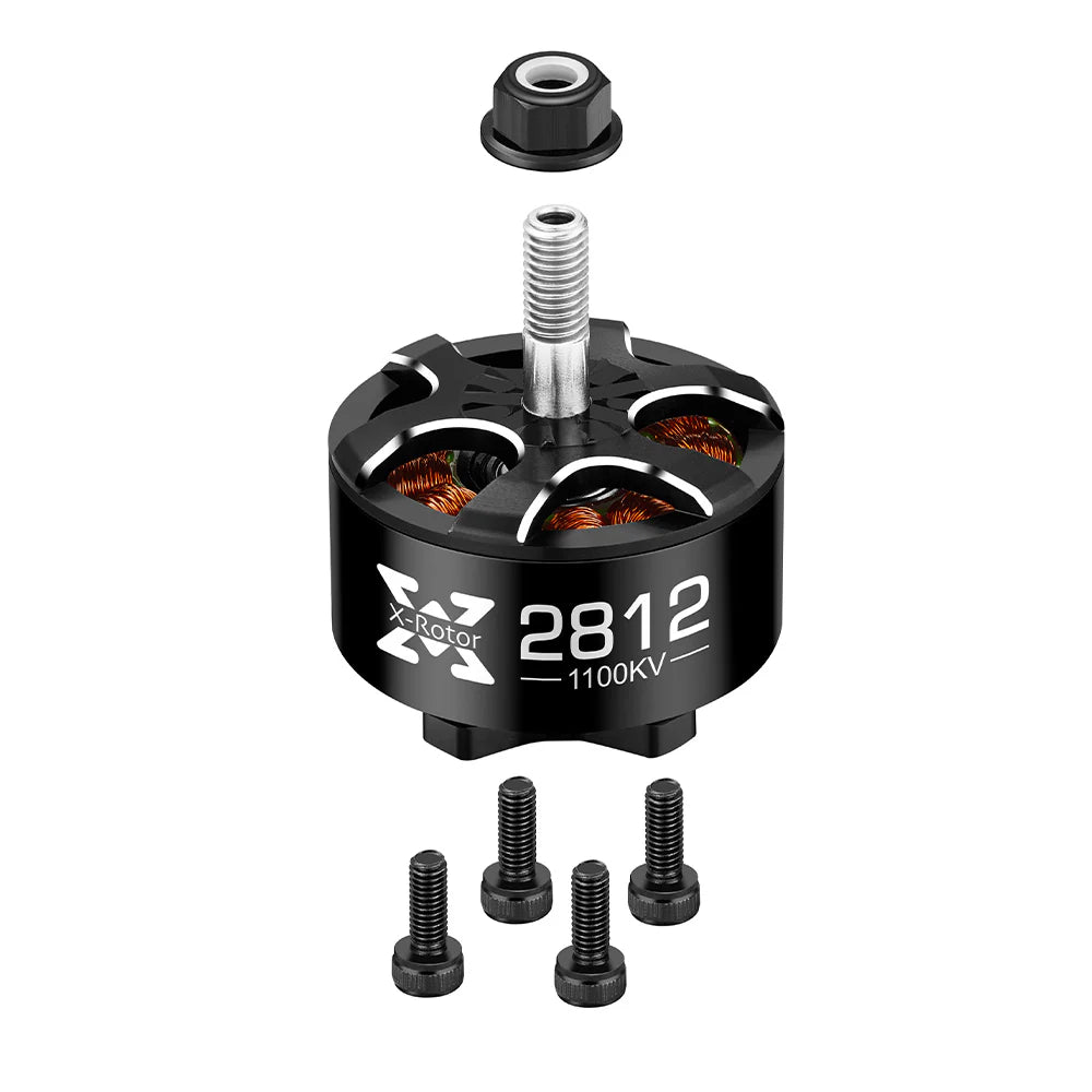 Hobbywing XRotor 2812 FPV Motor 900KV/1100KV 4-6S, 12N14P, 200-250W Ra ...