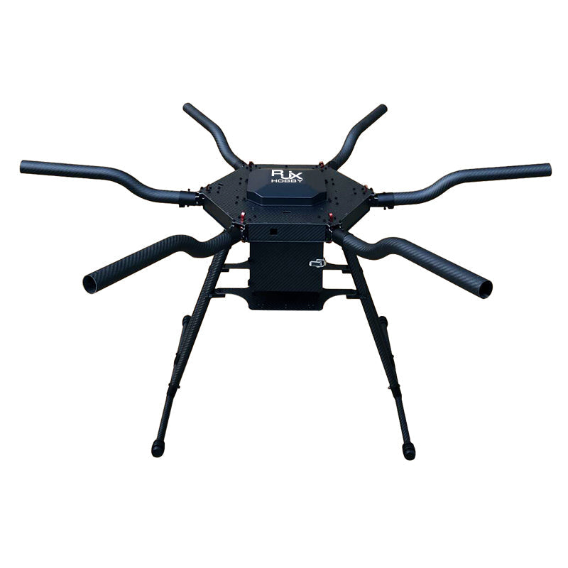 RJX1300D 1300mm Carbon Fiber Umbrella Folding Hexacopter Frame, No Mot ...