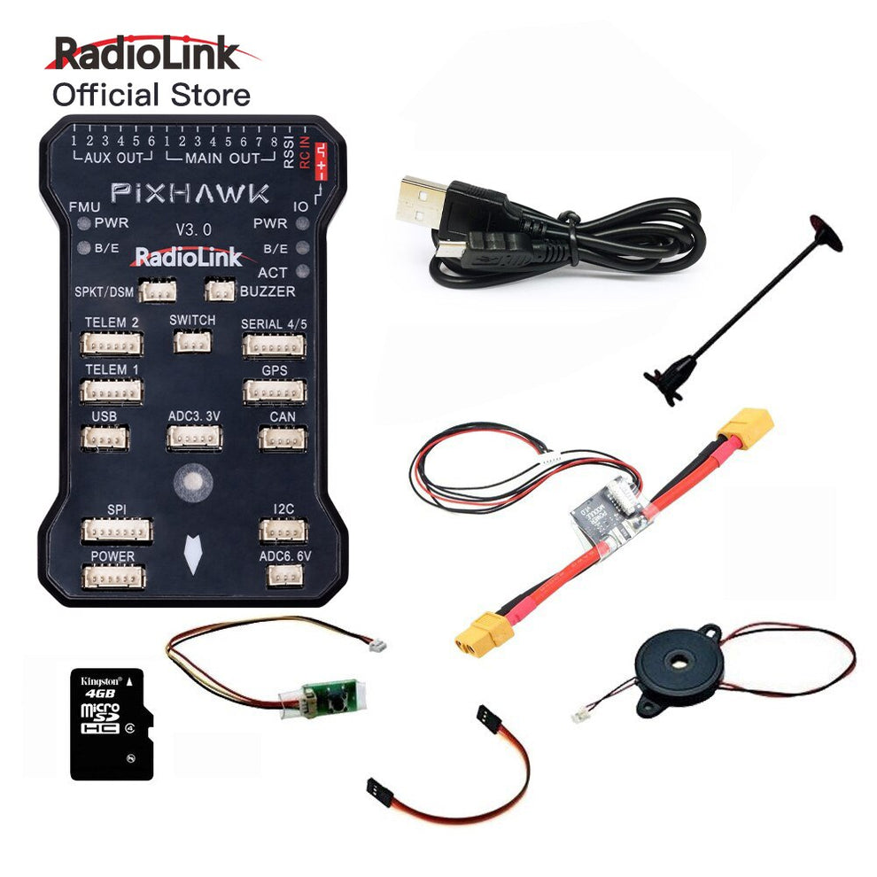 Radiolink Pixhawk PIX 2.4.8 APM 32 Bit Flight Controller - FC with GPS ...