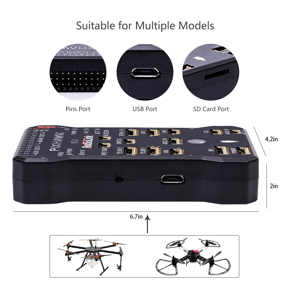 Radiolink Pixhawk PIX 2.4.8 APM 32 Bit Flight Controller - FC with GPS ...