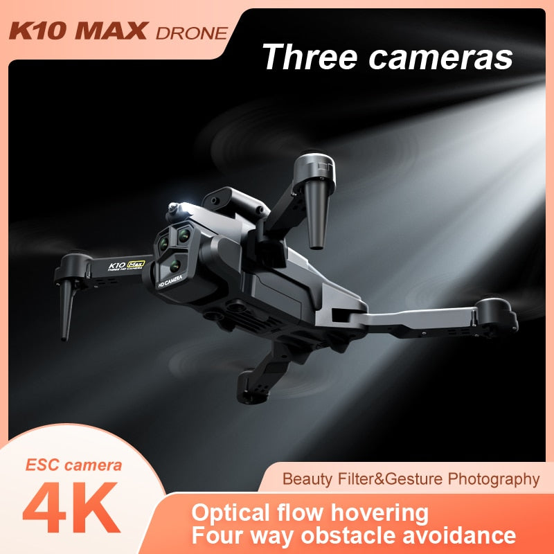 K10 MAx Drone - 4k HD Camera Obstacle Avoidance Aerial Photography Bru ...