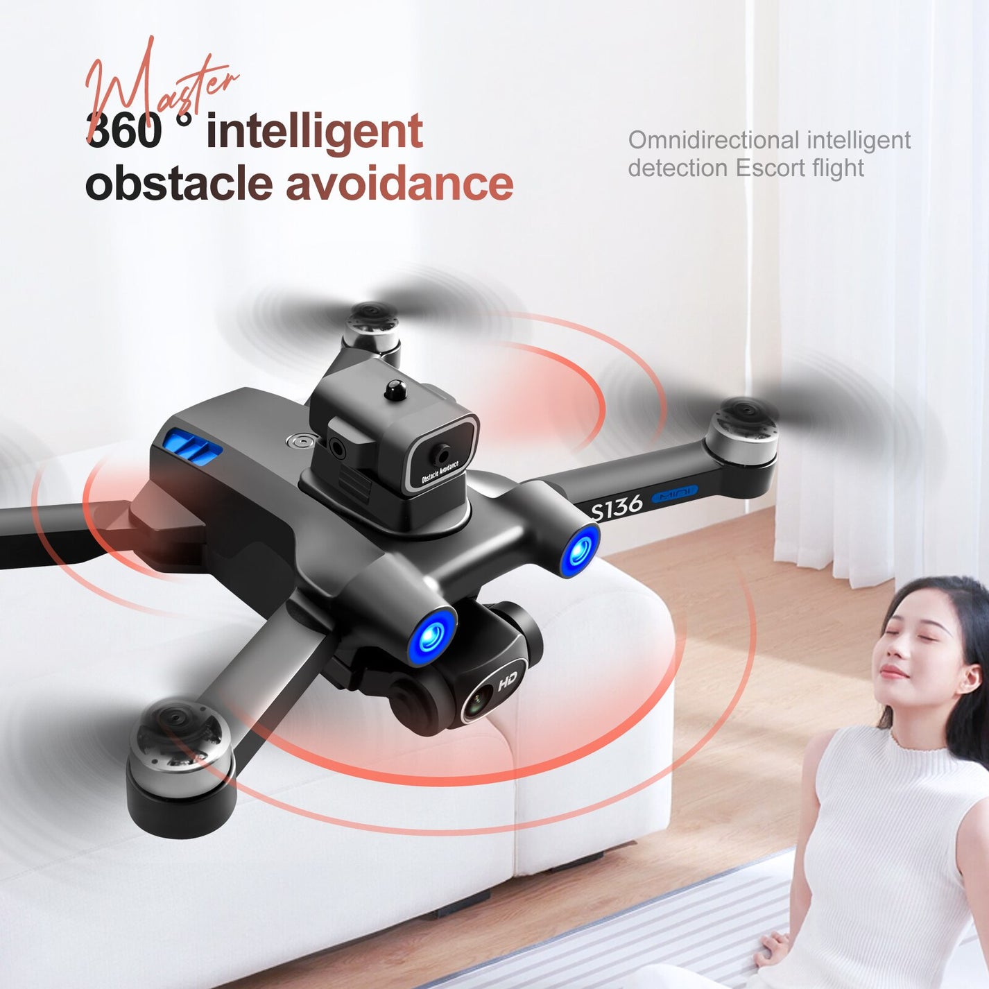 S136 GPS Drone - 4K Professional 8K Dual ESC Camera Optical Flow Posit – RCDrone