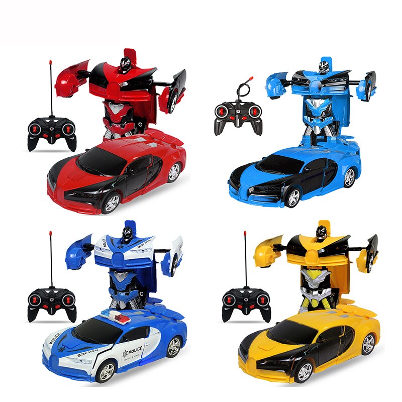 Electric RC Car Transformation Robots - Children Boys Girls Toys Outdo ...