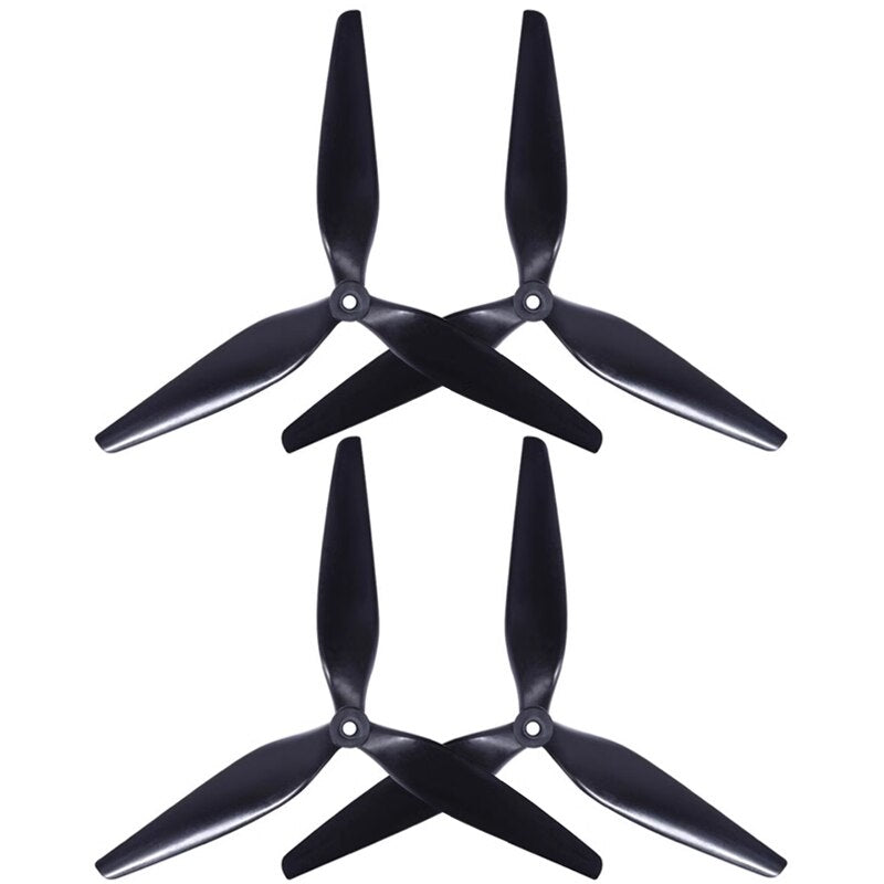 1/2Pairs HQPROP 8X4.5X3 Propeller - 8045 3-Blade CW/CCW Nylon Props Fo ...