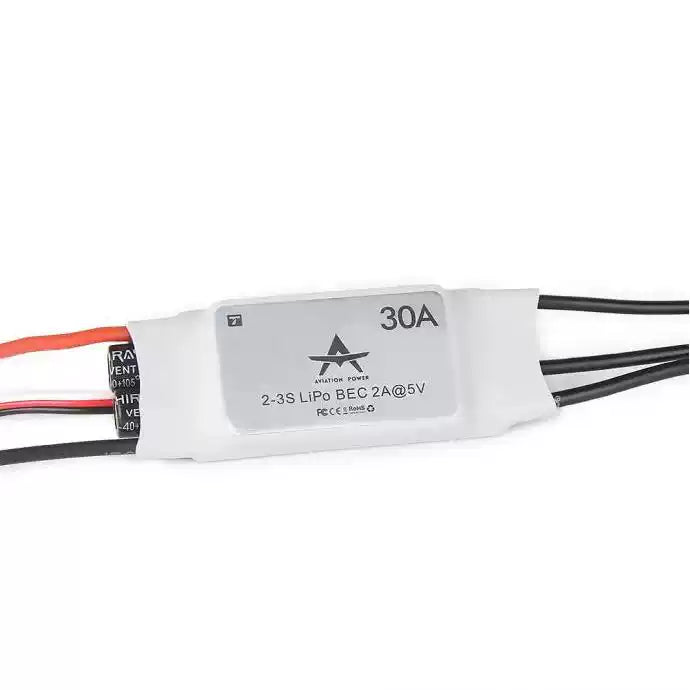 T-Motor AT30A ESC for Fixed-Wing RC Aircraft, 2-3S LiPo Support, Progr ...