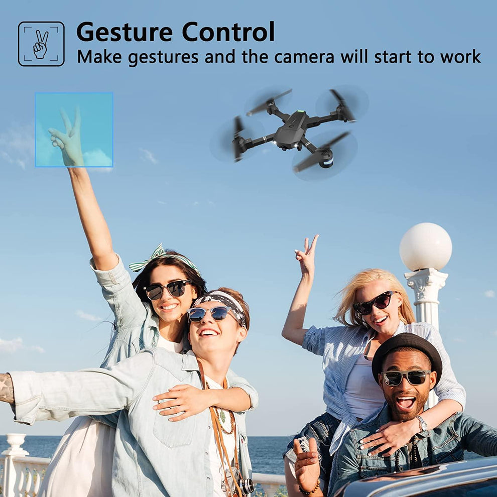 ATTOP X-PACK 18 Camera Drone - 1080P FPV Drones with Carrying Case, Lo ...