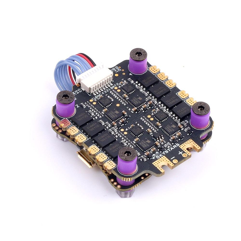 NEW Skystars F405 F4 Flight Controller - FC 55A 4in1 ESC Stack 3-6S Li ...