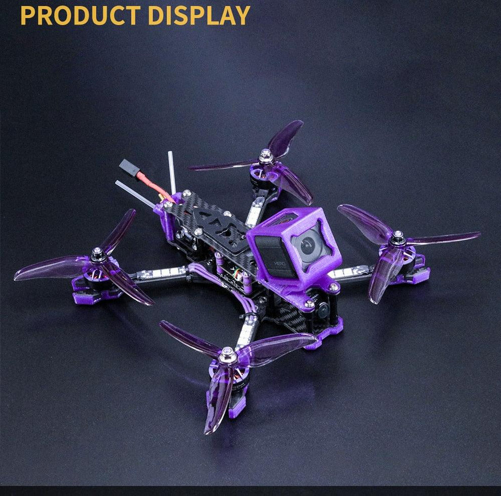 TCMMRC Night Phoenix - 5-Inch Long Range Drone FPV Racing Drone kit Dr ...