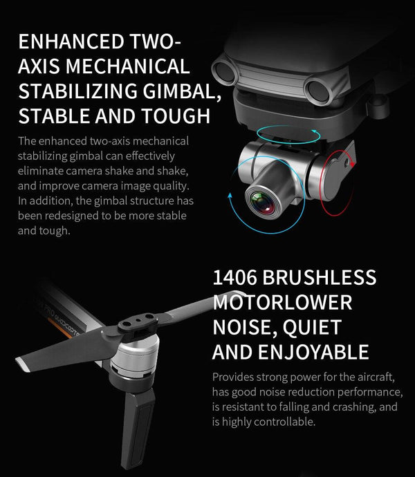 L109 Pro Drone - 4K HD GPS Quadcopter Mechanical Two-axis Anti-shake 5 ...
