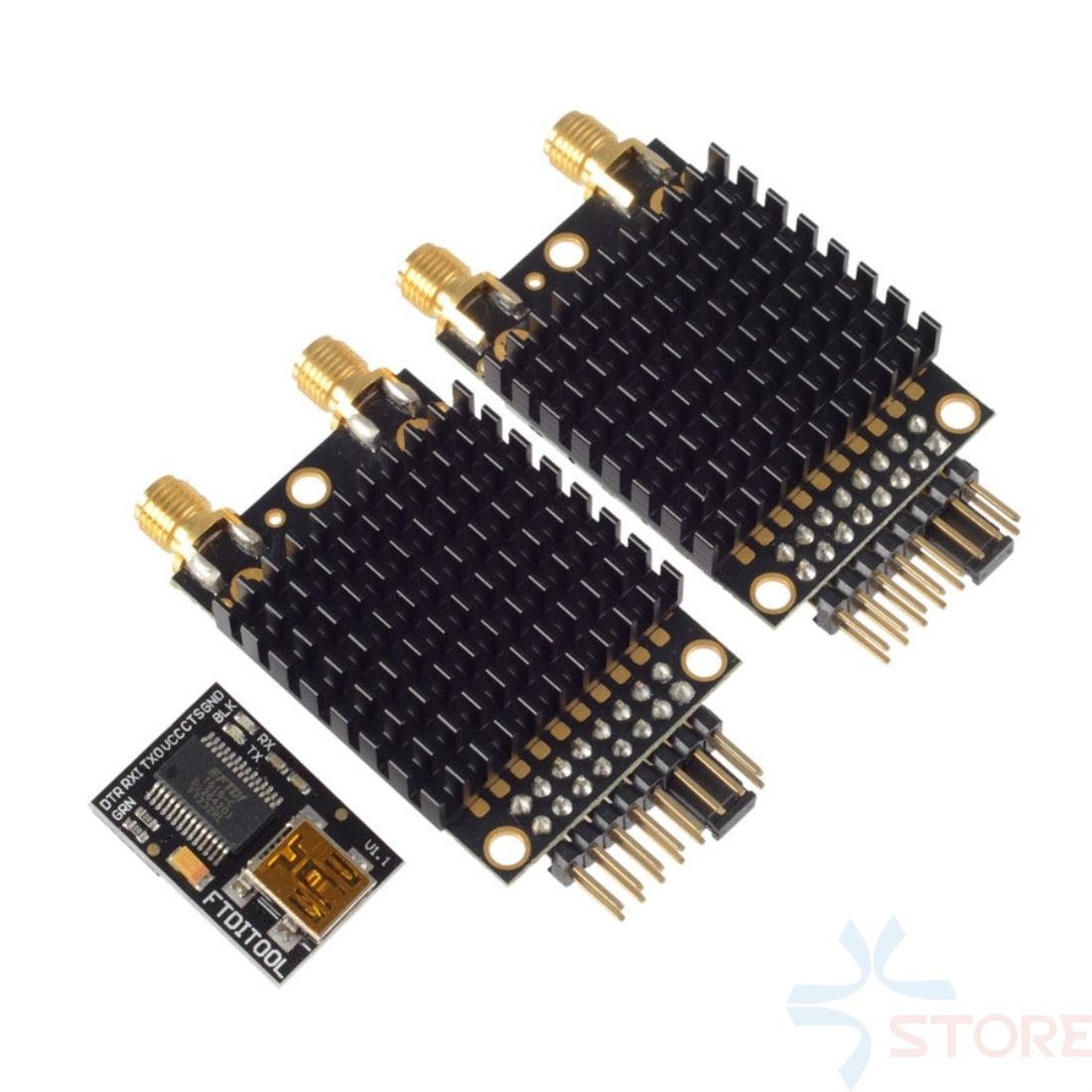 RFDesign RFD900x Remote900X - 915MHz 超遠程遙測無線電調製解調器，具有分集 FTDI 和天線，適用於 4 – RCDrone