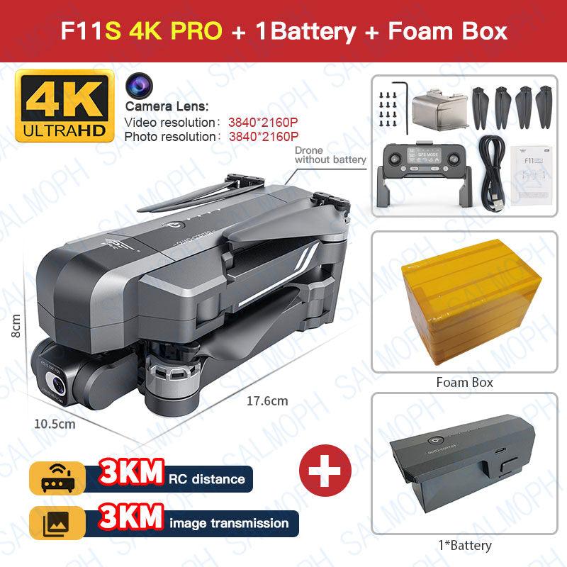SJRC F11 / F11S Pro Drone - With 4K HD Camera 3KM WIFI GPS EIS 2-axis ...