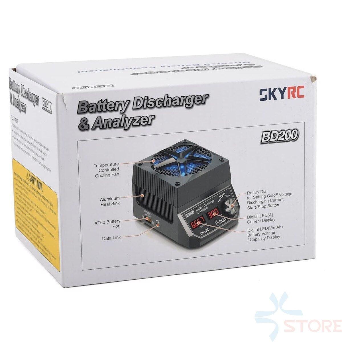 Skyrc Bd200 Rc Lipo 배터리 부하 테스터용 Fpv 배터리 방전기 및 분석기 정전력 정전류 용량 테스터 Rcdrone