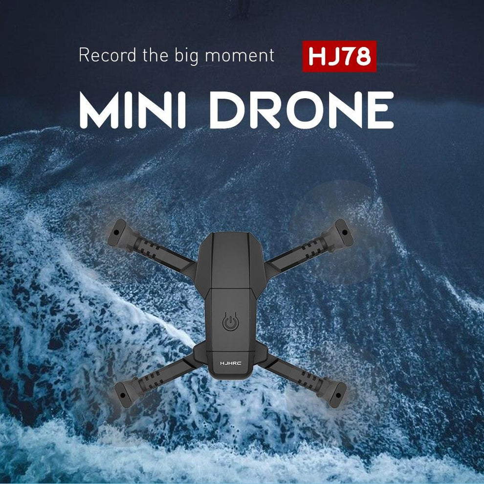 HJ78 Mini Drone - 4k Professional HD Dual Camera WIFI FPV Foldable Qua ...