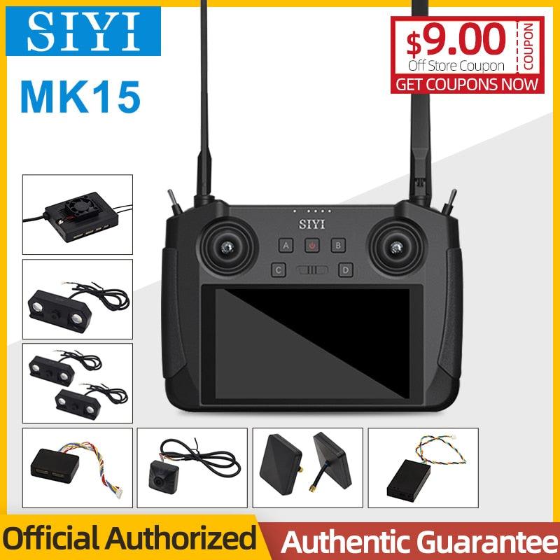 SIYI MK15 Mini HD Handheld Smart Controller Remote Control 15KM 1080P ...