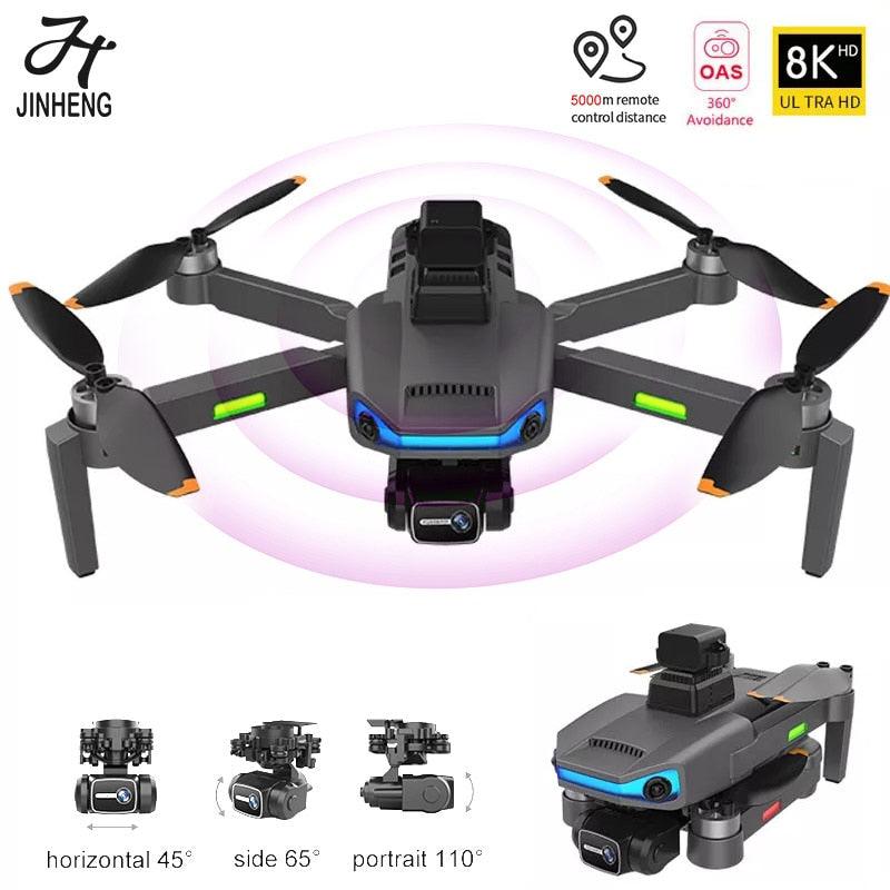 AE3 Max GPS - 3-Axis Gimbal 8K 360 ABS 5G 5K Camera Drone – RCDrone