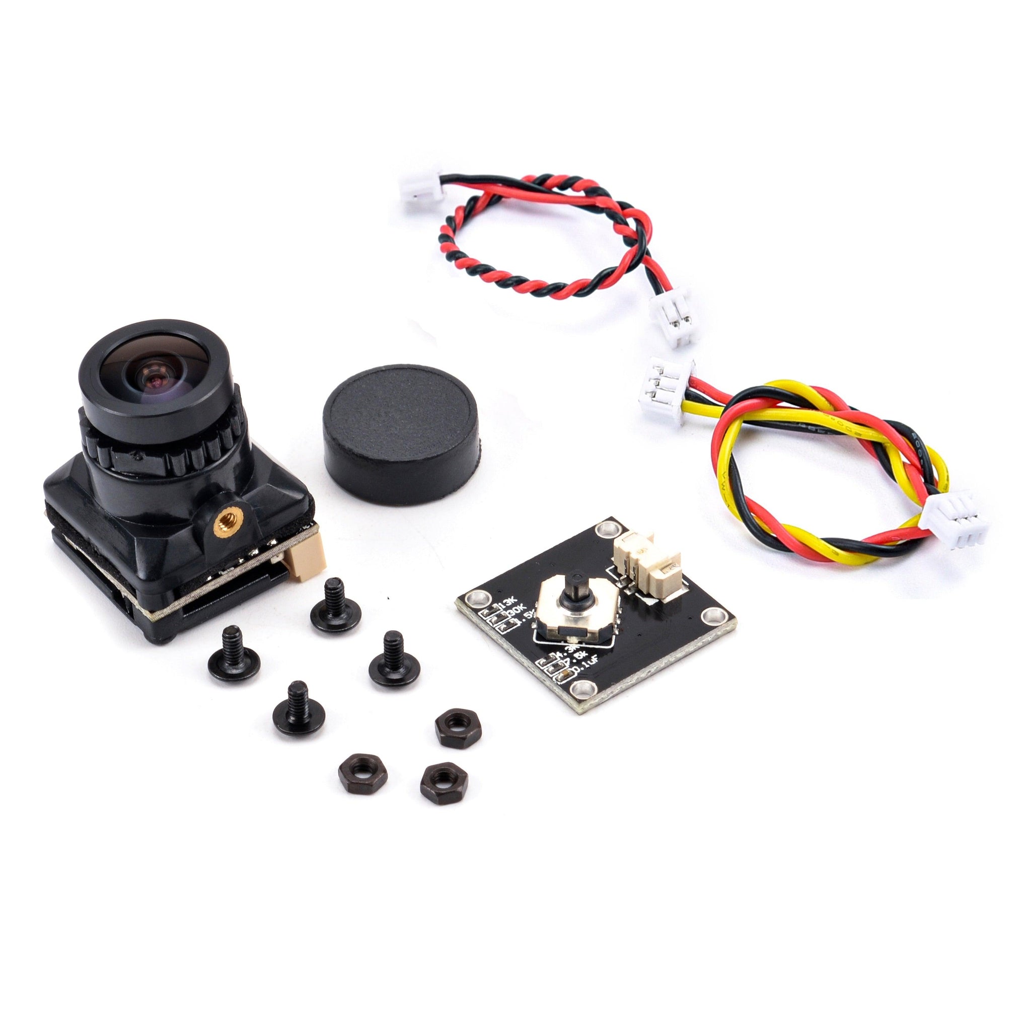 NEW 1/3 CMOS 1500TVL B19 Mini FPV Camera - 2.1mm Lens Power 5V-30V PAL ...