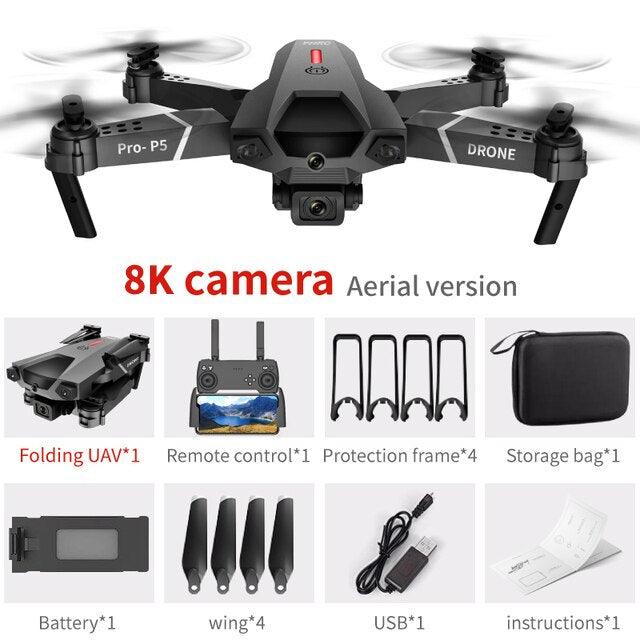P5 Pro Drone - 2023 New Drone 8k HD Camera 5G WiFi Fpv ESC Aerial Phot ...