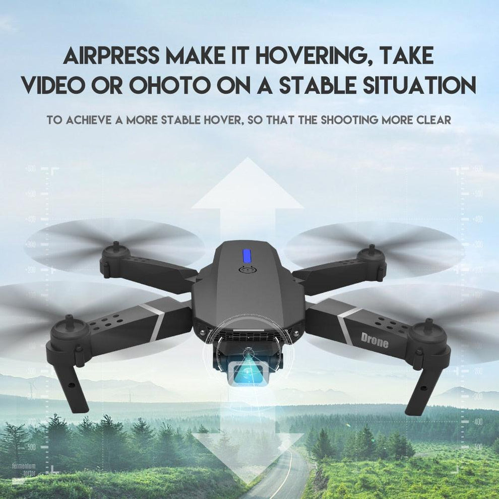 E88 Pro Drone - 2023 New Drone 4K Wide Angle HD Camera Foldable RC Hel ...