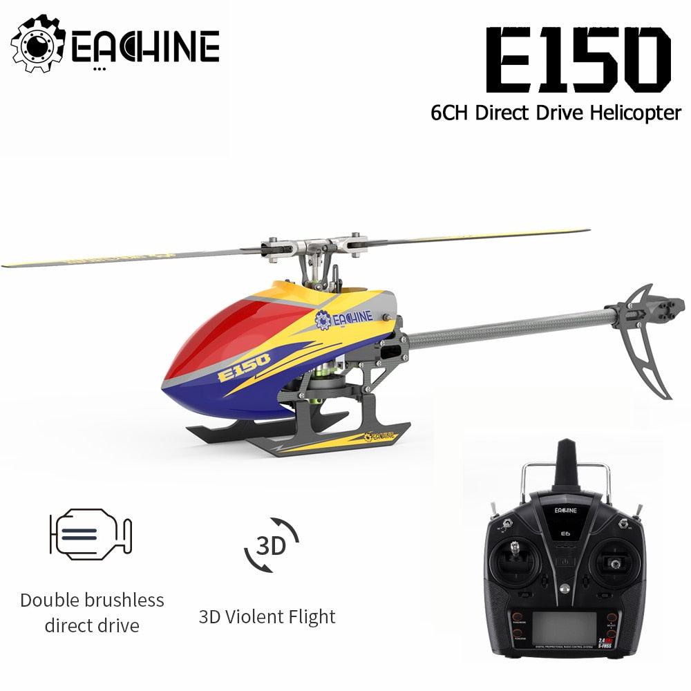 Eachine E150 RC ヘリコプター - 2.4G 6CH 6 軸ジャイロ 3D6G デュアル ブラシレス モーター フライバーレス – RCDrone