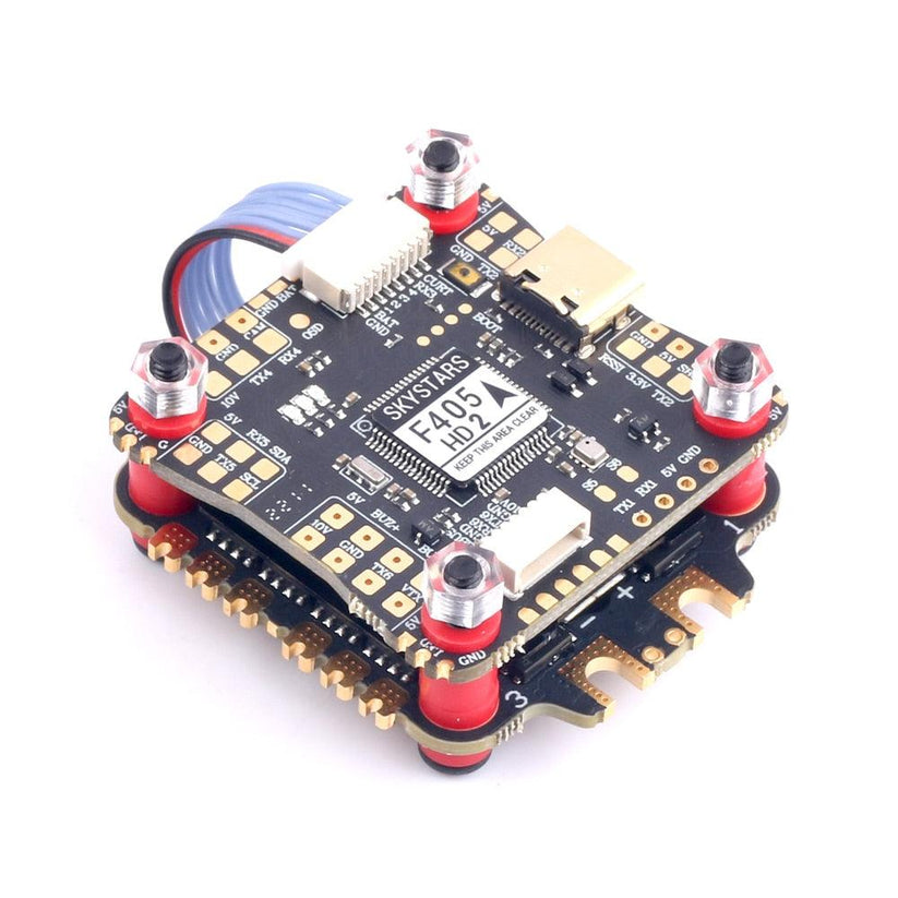 НОВЫЙ Контроллер полета Skystars F405 F4 - FC 55A 4in1 ESC Stack 3-6S ...