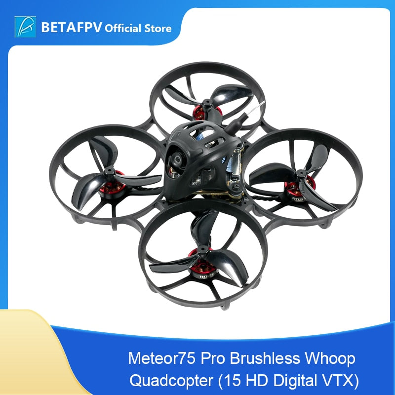 BETAFPV Meteor75 Pro - 無刷 Whoop 四軸飛行器（1S 高清數位 VTX） – RCDrone